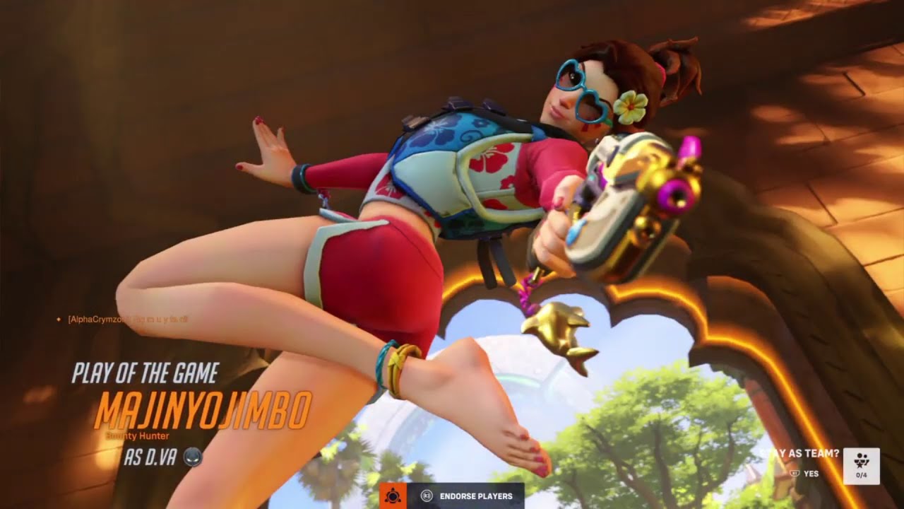 Overwatch 2 SURAVASA DVa Roadhog POTG - YouTube