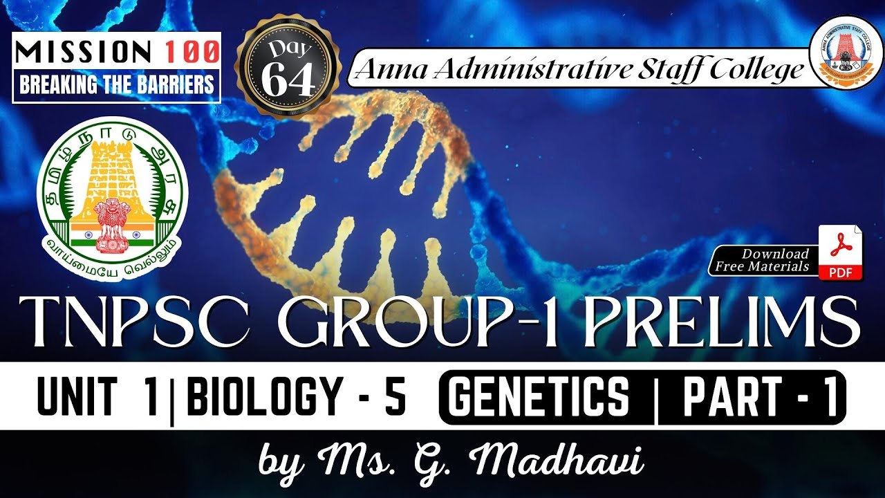 MISSION 100 | Day 64 | TNPSC Group 1 Prelims | General Science ...