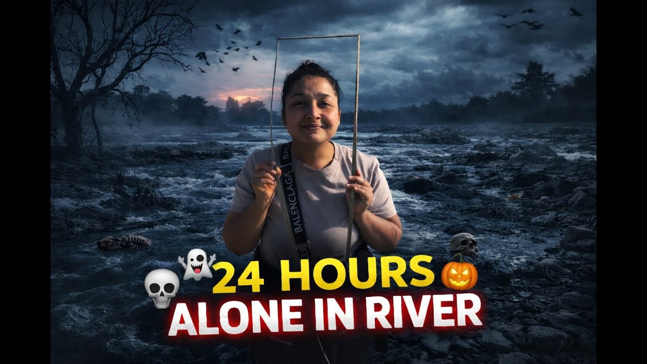 24 Hours Alone In River - YouTube