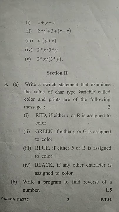 B.A |B.Sc(pass course ) of paper programming in C and numerical methods ,#GU university Exam ...