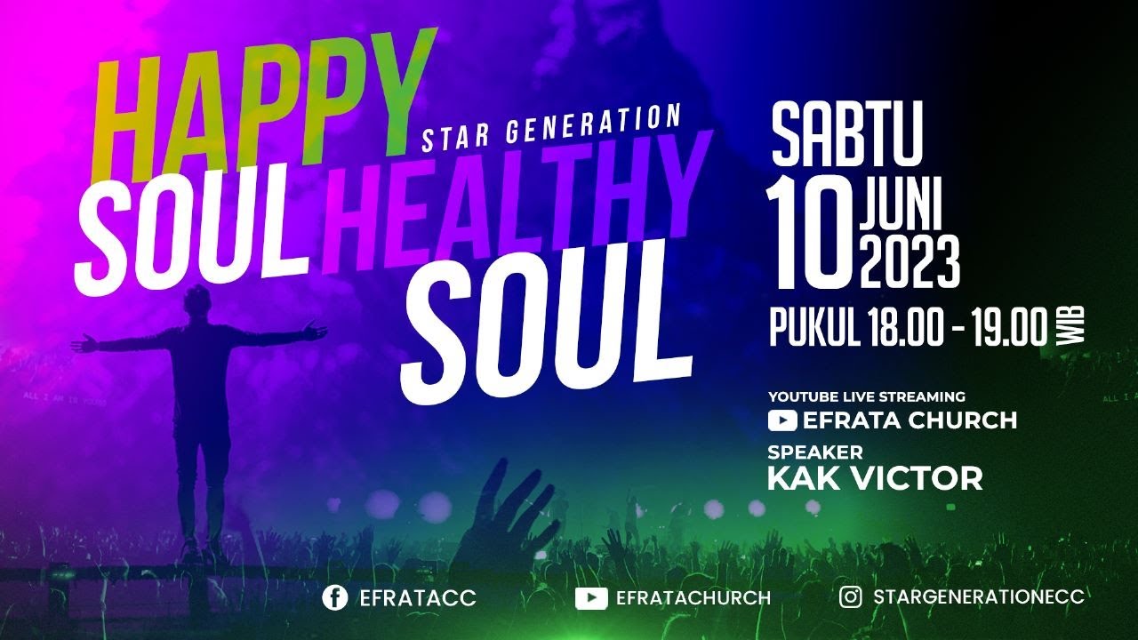 Star Generation | Sabtu, 10 Juni 2023 | Happy Soul Healthy Soul | Kak ...