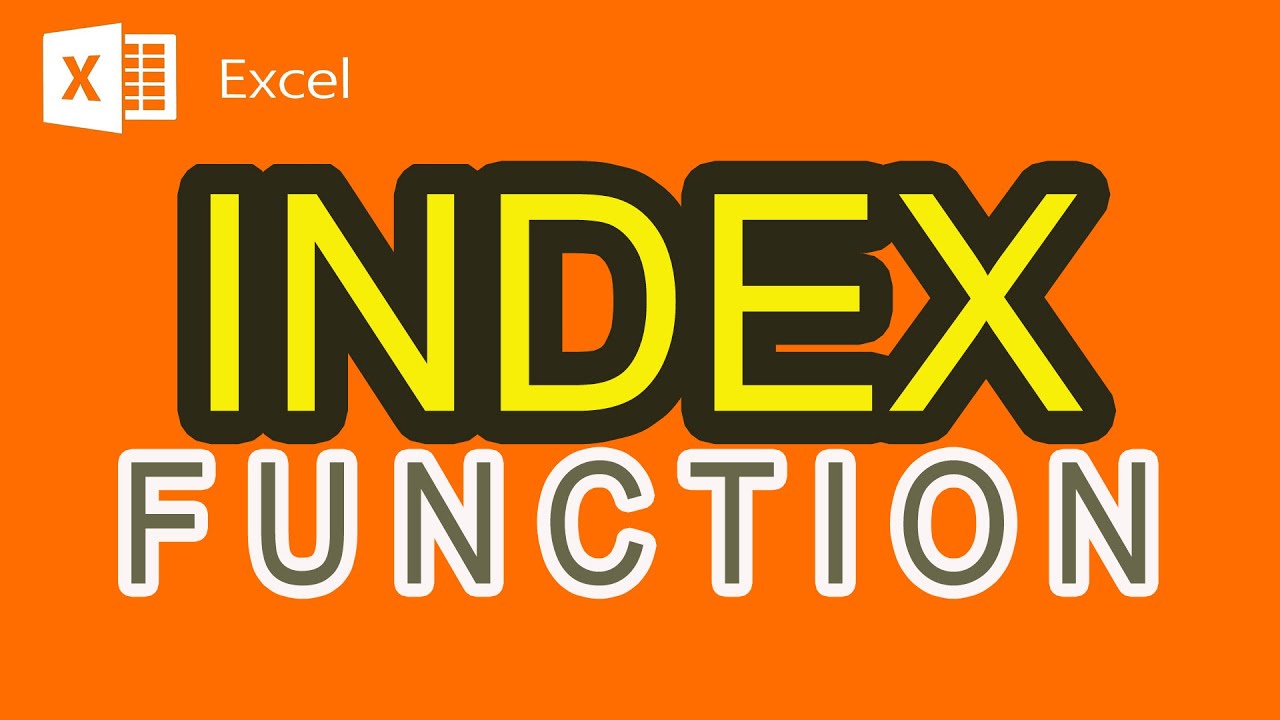 How To Use INDEX Formula In Excel YouTube How To Use INDEX Formula In Excel YouTube