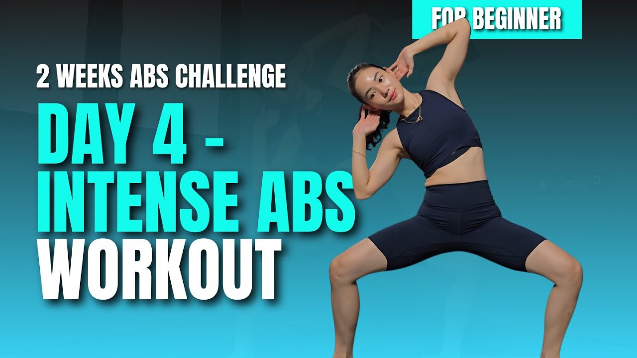 10 MENIT INTENSE ABS WORKOUT - 2 Weeks abs challenge (Day 4 ...
