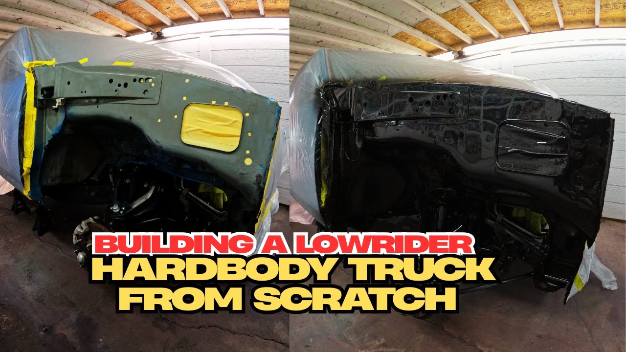 Building a Lowrider Hardbody Truck From Scratch: Frame, Body, Paint ...