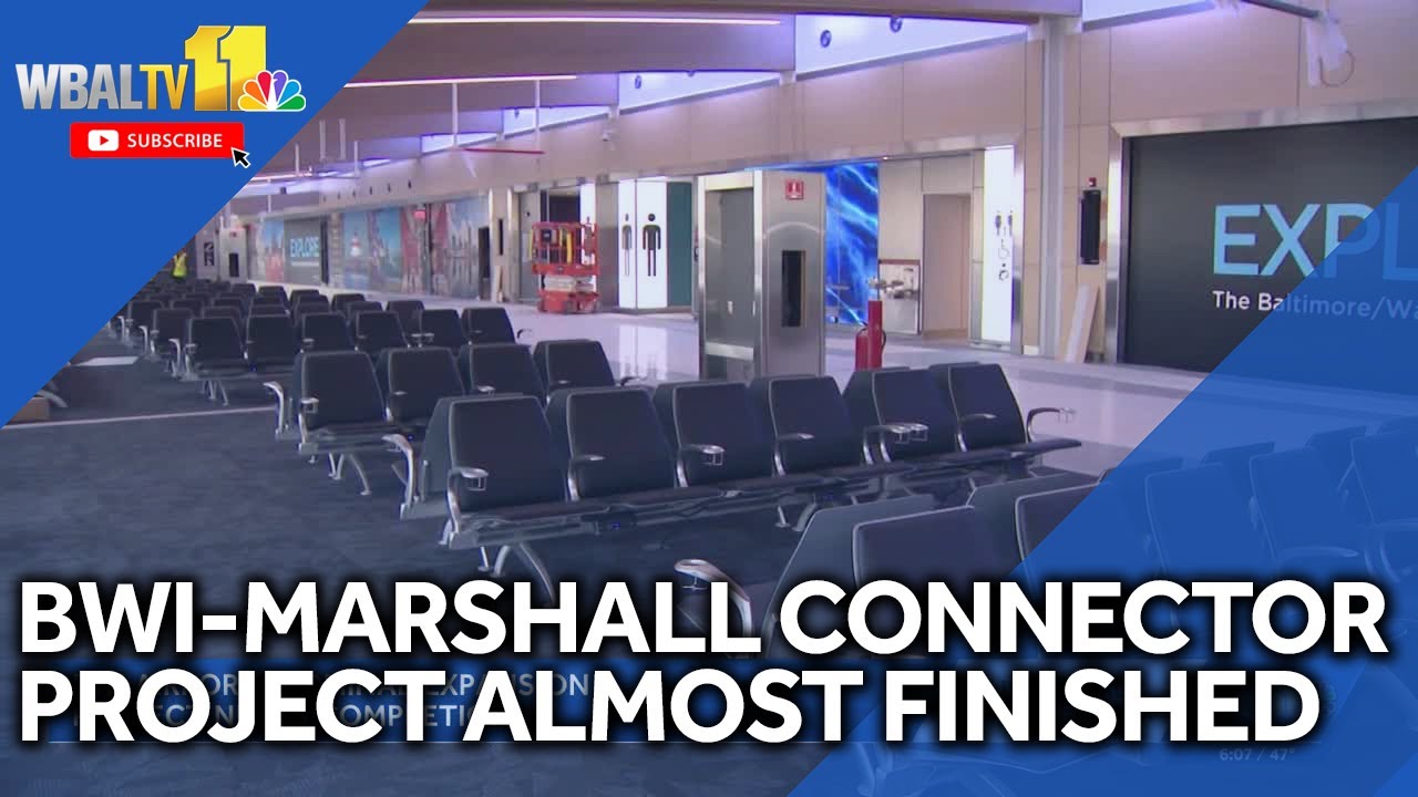 BWI-Marshall nearly finished with historic capital project - YouTube