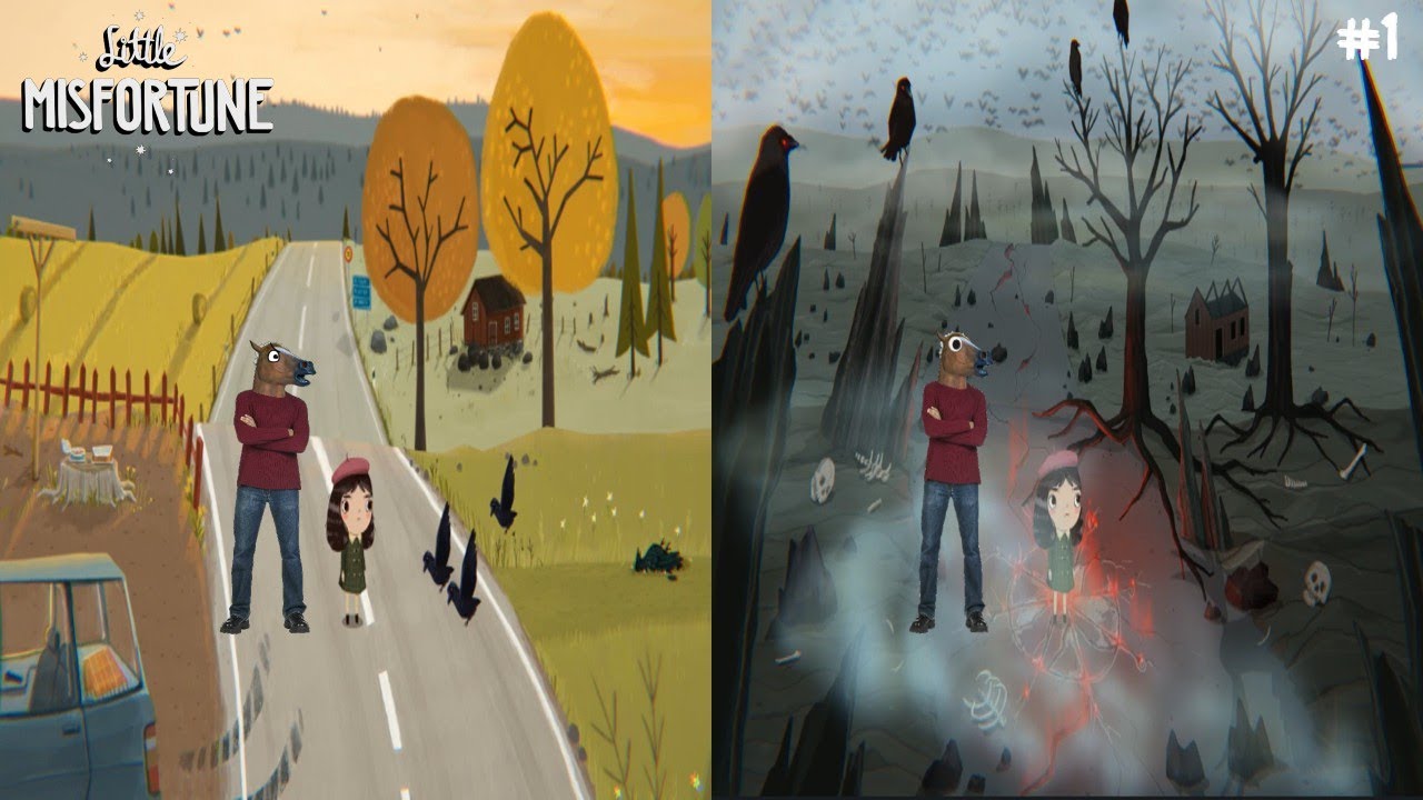 Little Misfortune | Episode 1: Let us play THE GAME - YouTube