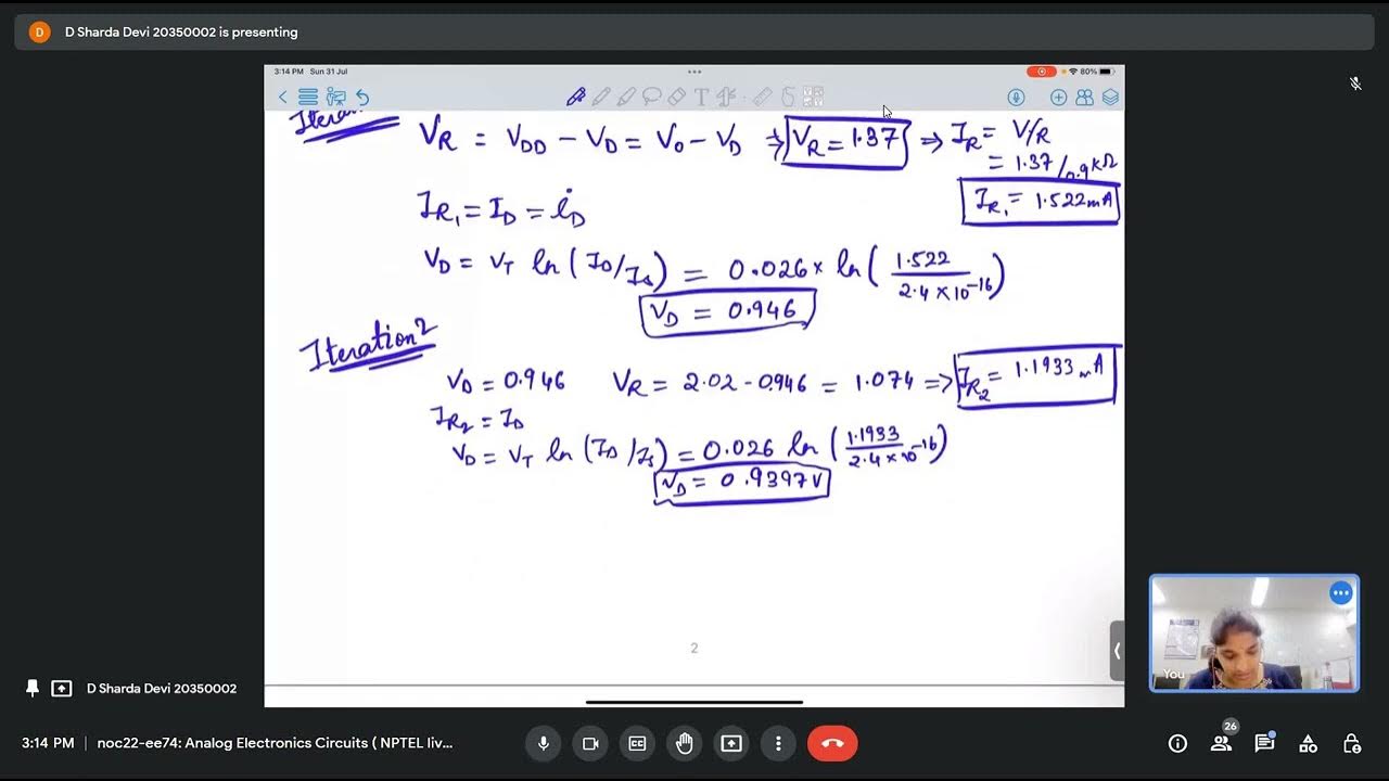Week 1 Live Problem solving session: Analog Electronic Circuits - YouTube