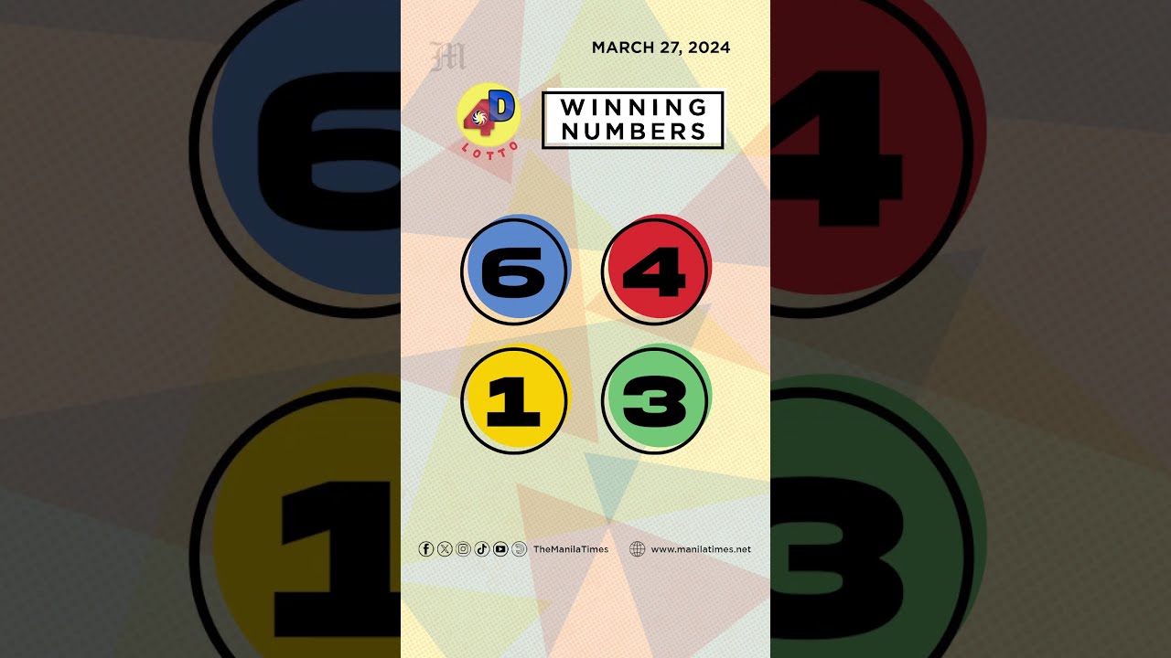 March 27 lotto numbers store