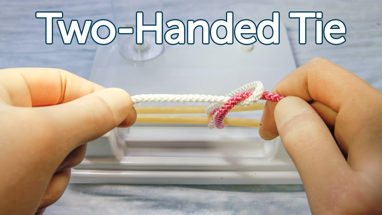 Two-Handed Tie - YouTube