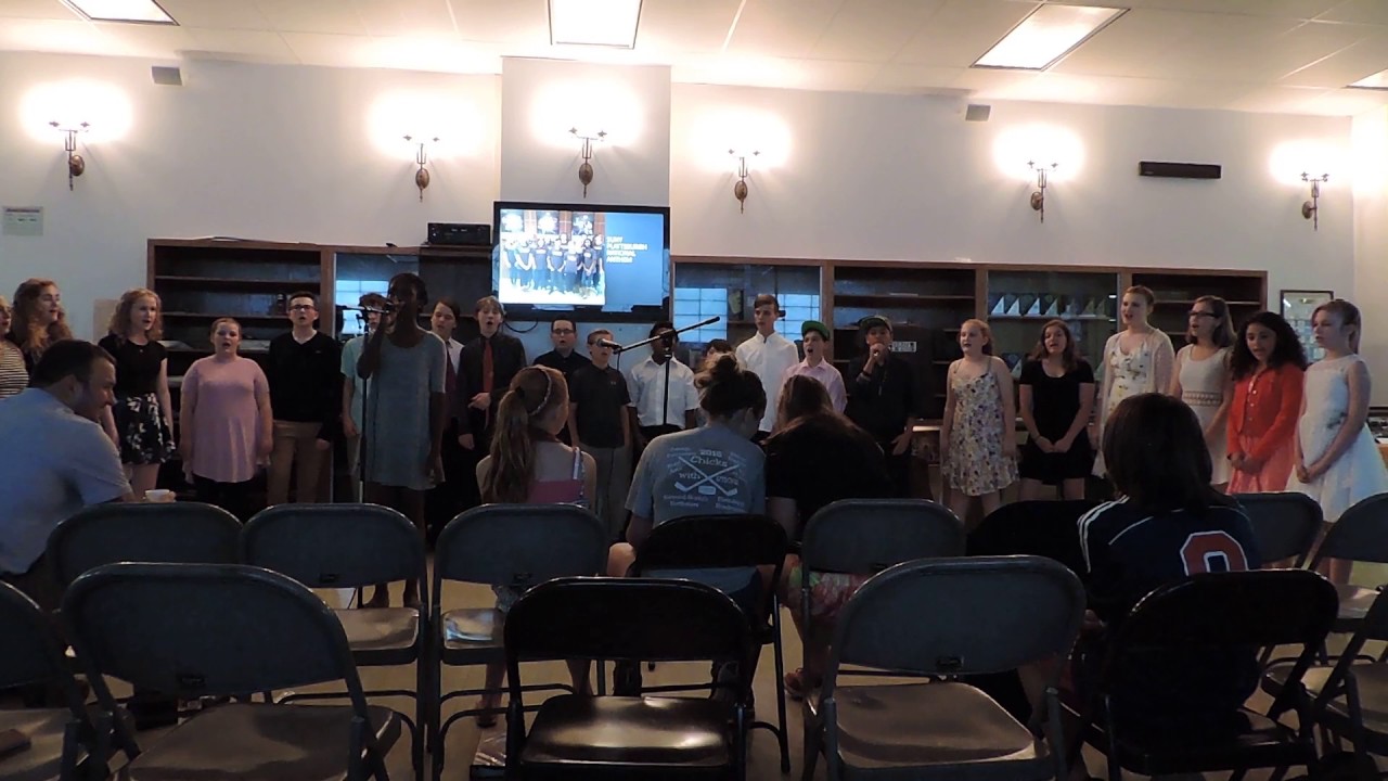 Fermata Nowhere sings "One Call Away" featuring Scarlett as a solo part ...