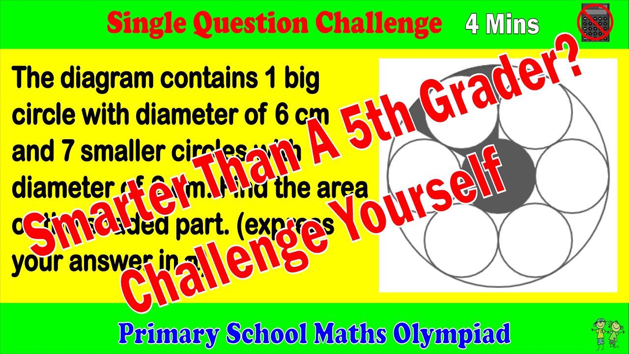 Primary School Math Olympiad - Single Question Challenge, 4 Minutes ...