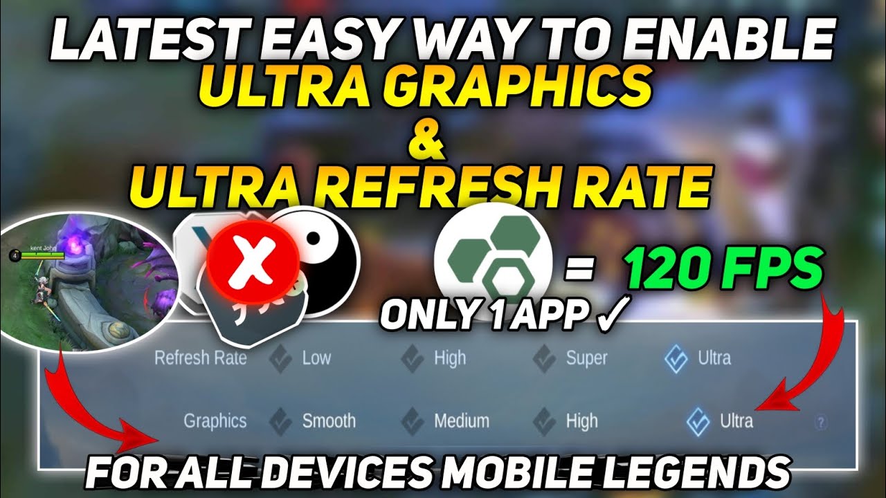Latest Way How To Enable Ultra Graphics & Ultra Refresh Rate On Mobile ...