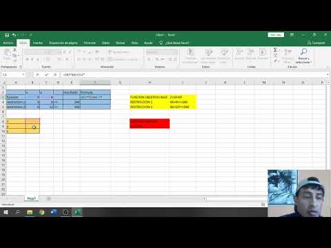 METODO SIMPLEX (SOLVER) EXCEL - YouTube