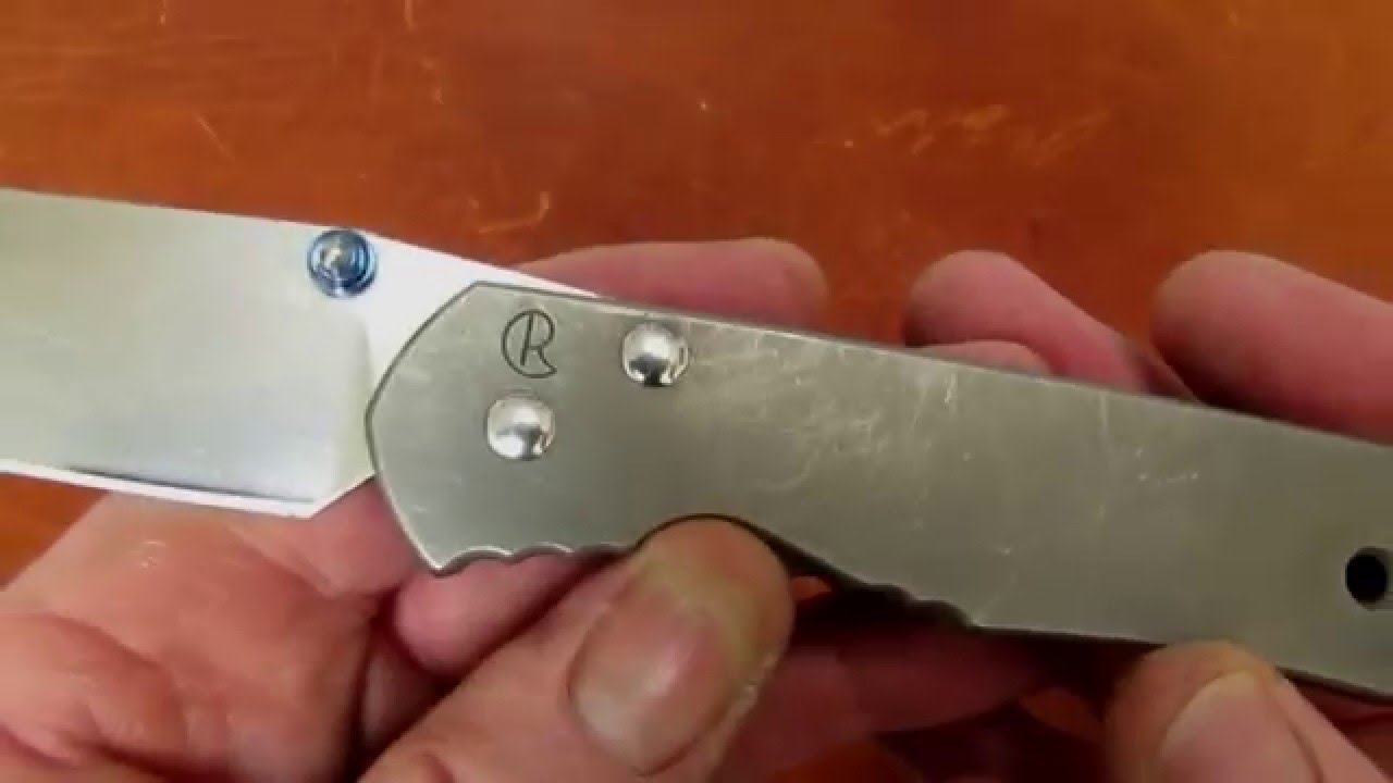 FSB -- Chris Reeve Regular Sebenza with a Special Autograph - YouTube