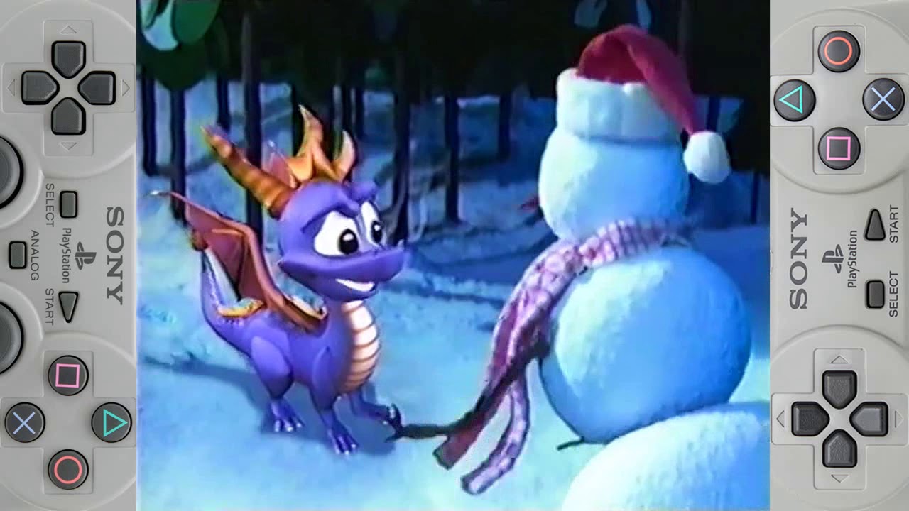 Spyro 2: Ripto's Rage! "Happy Holidays Fatboy" (Sony PlayStation\PSX ...