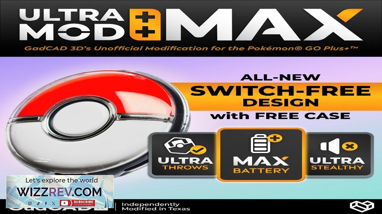 Ultra Mod: MAX Modified Pokmon GO Plus + Autocatcher and Sleep - YouTube