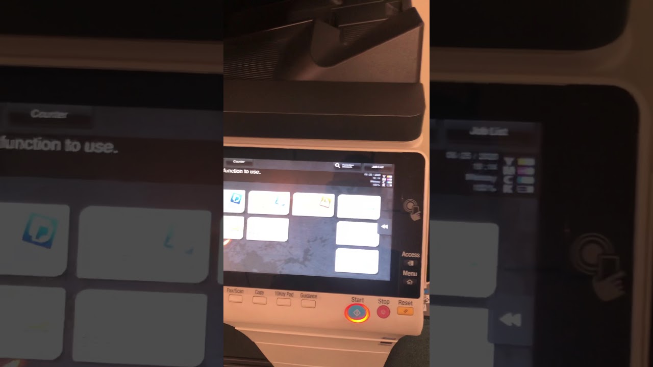 How to get your meter reading on any new Konica Minolta Bizhub MFD ...