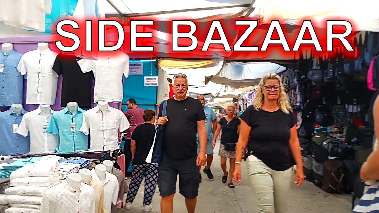 SIDE TURKISH BAZAR Antalya Türkiye | Shopping in Side Turkey. Bazaar # ...