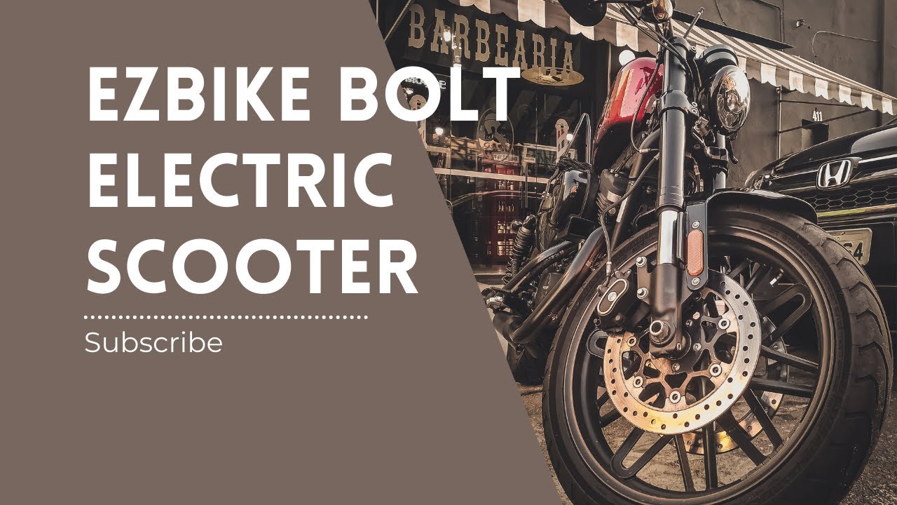 Ezbike Bolt Electric Scooter By Ali Work Shop - YouTube