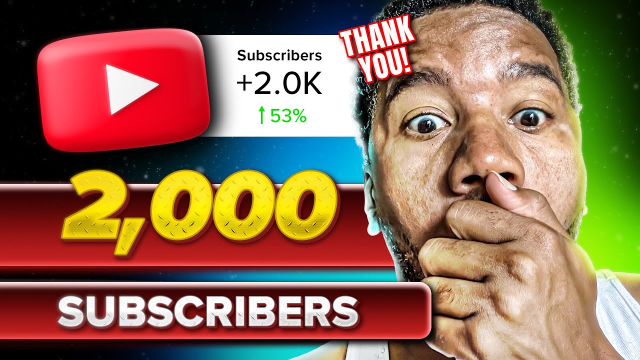 2,000 Subscribers We Did Together - YouTube