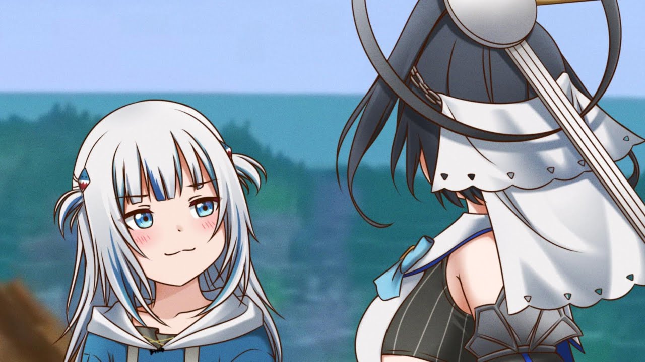 Gura found a friend she can meme around with - YouTube