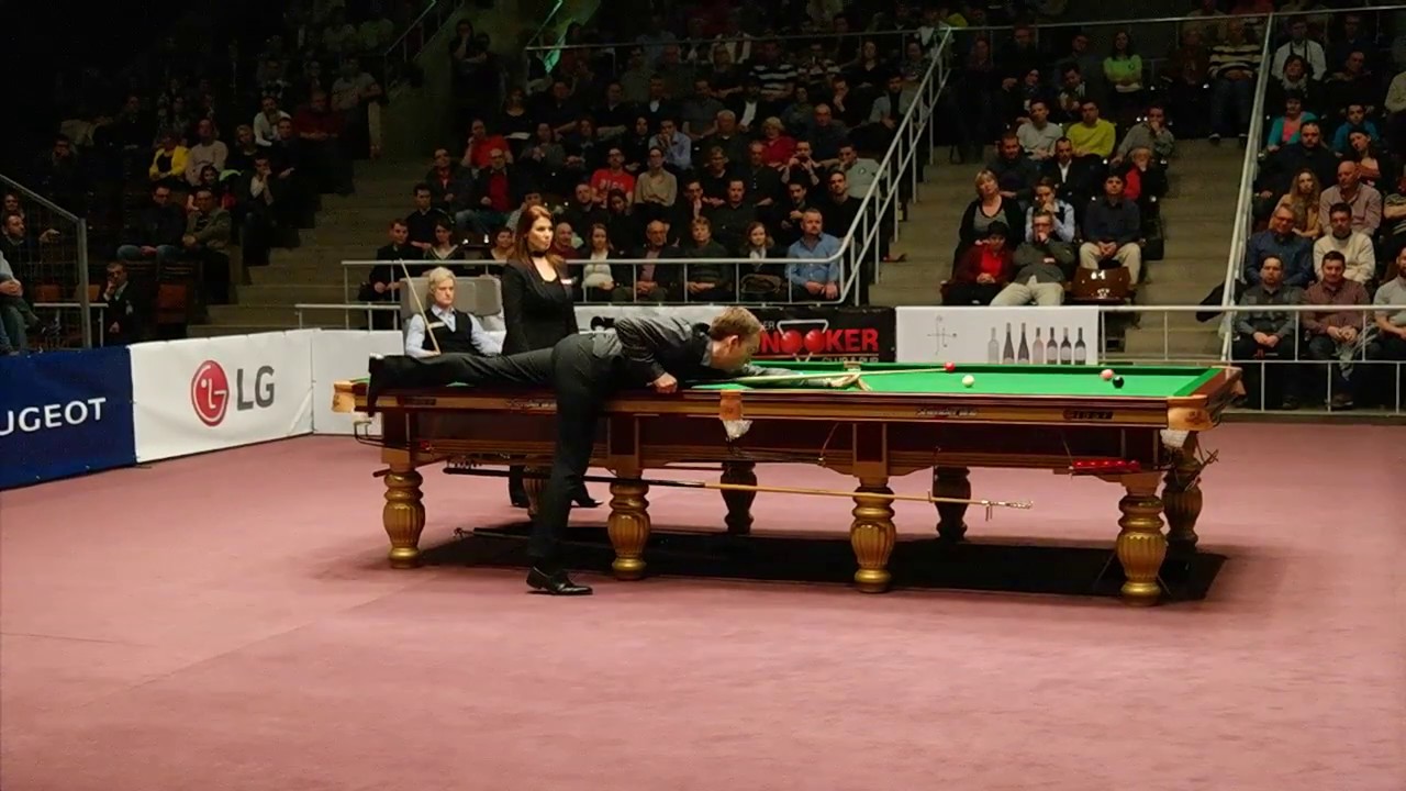 First Hungarian Snooker Gala 2017 Ali Carter 138 - YouTube