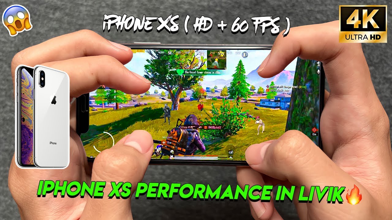 iPhone XS ( HD + 60 FPS ) TEST with A12 Bionic Gameplay in livik 🔥 ...