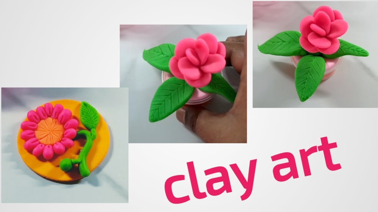 Easy clay art - YouTube