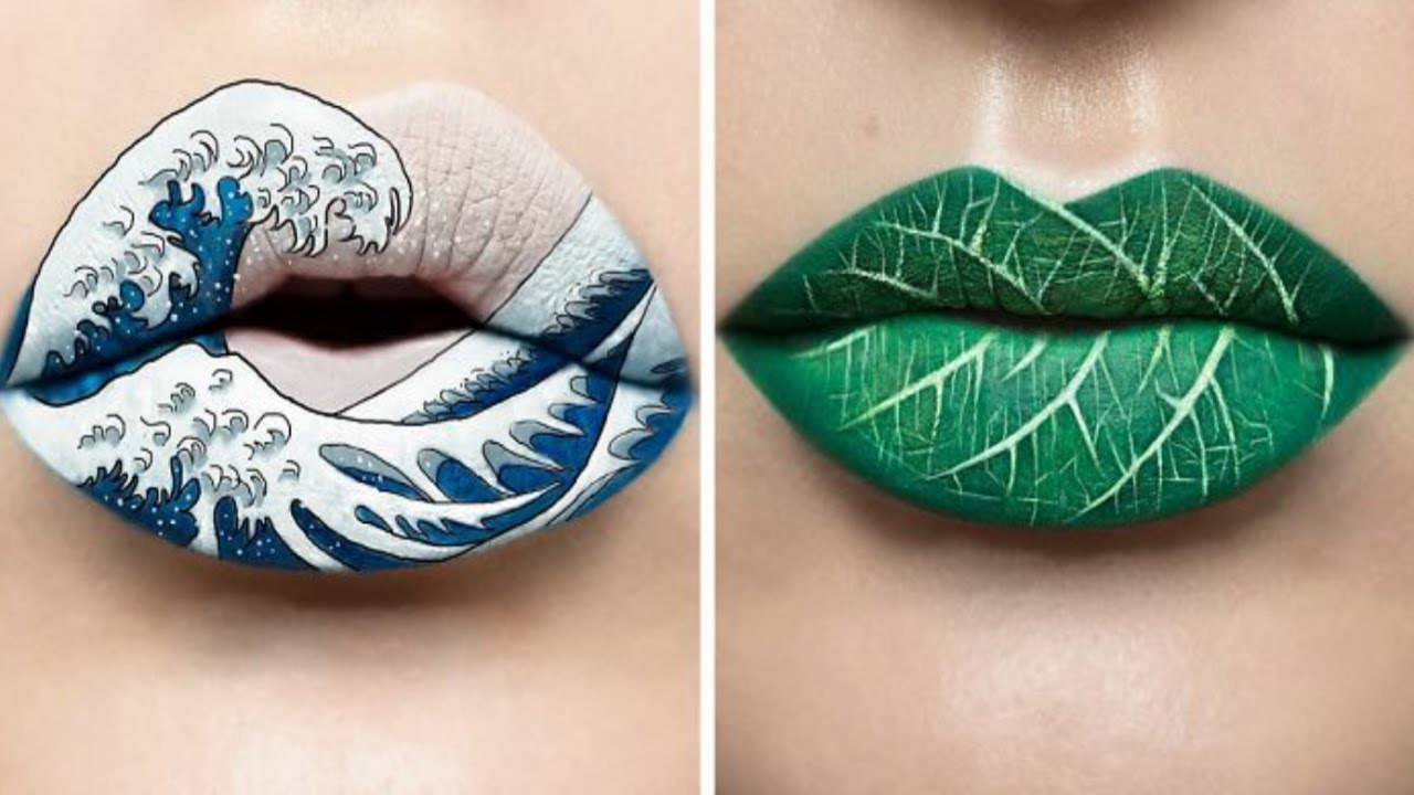 Amazing lip art ideas || lip art makeup compilation - 2018 - YouTube
