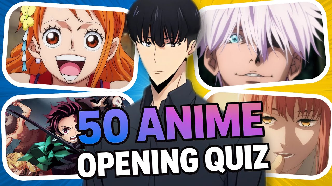 Guess The Anime By 5-Second Opening Clip Challenge!🔥 | 50 Anime Test ...