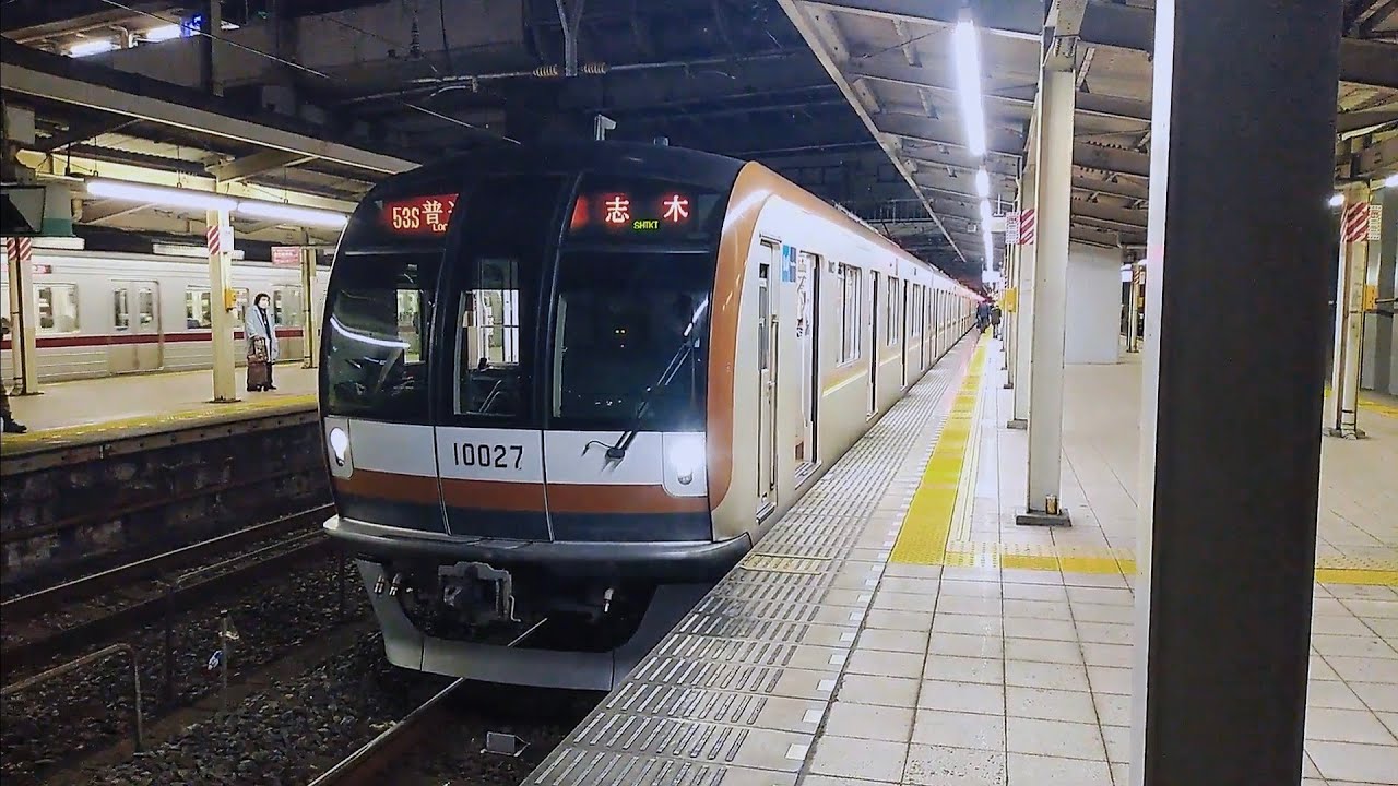 東京メトロ10000系10127F - YouTube