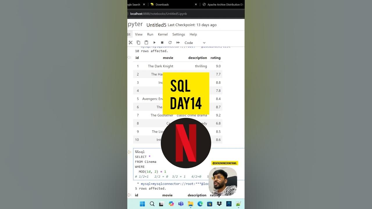 Day14 - 𝐒𝐐𝐋 𝐢𝐧 𝟔𝟎 Seconds - YouTube