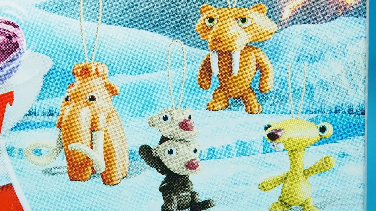 Kinder Joy Surprise 2016 Ice Age Collision Course Movie Pack of 3 - YouTube