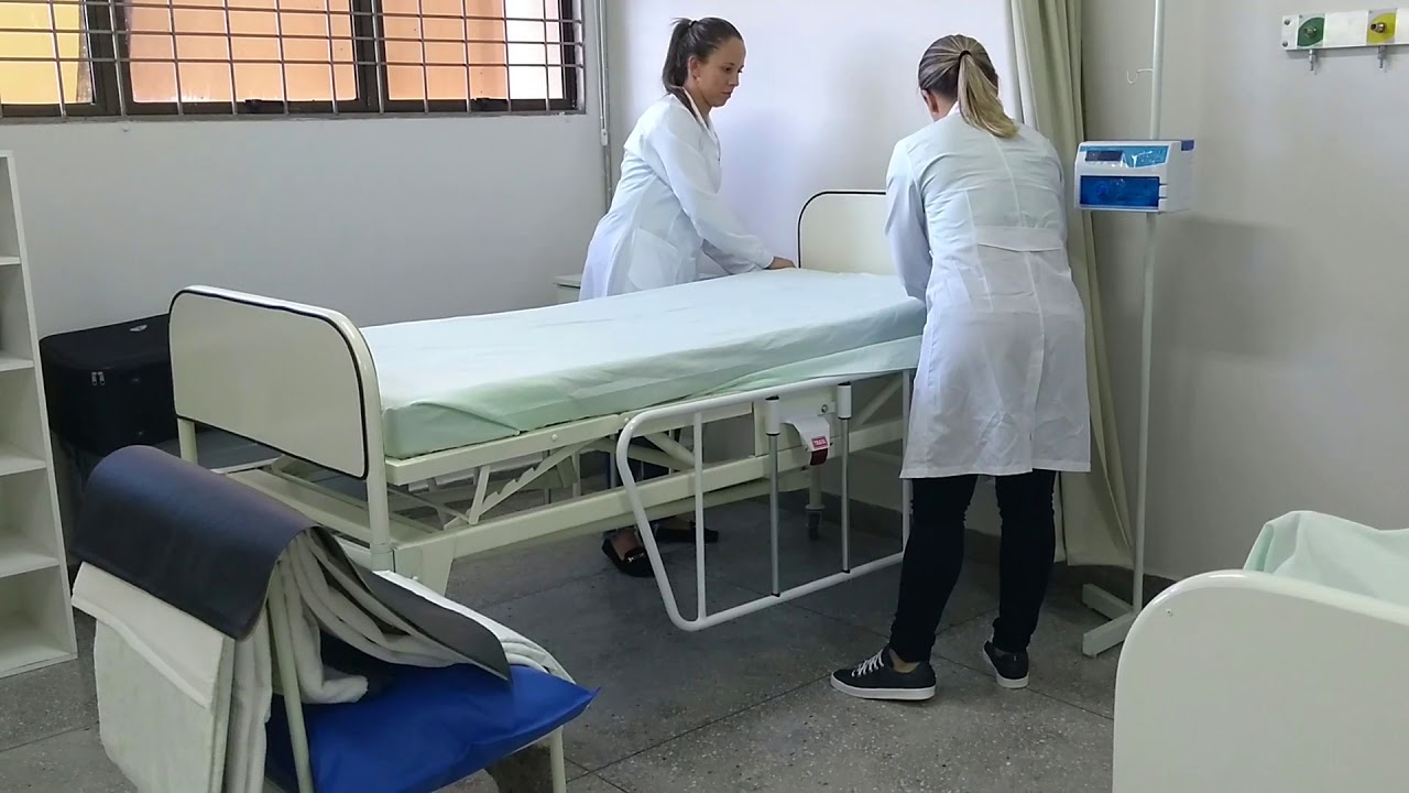 Técnica de arrumação da cama fechada. - YouTube