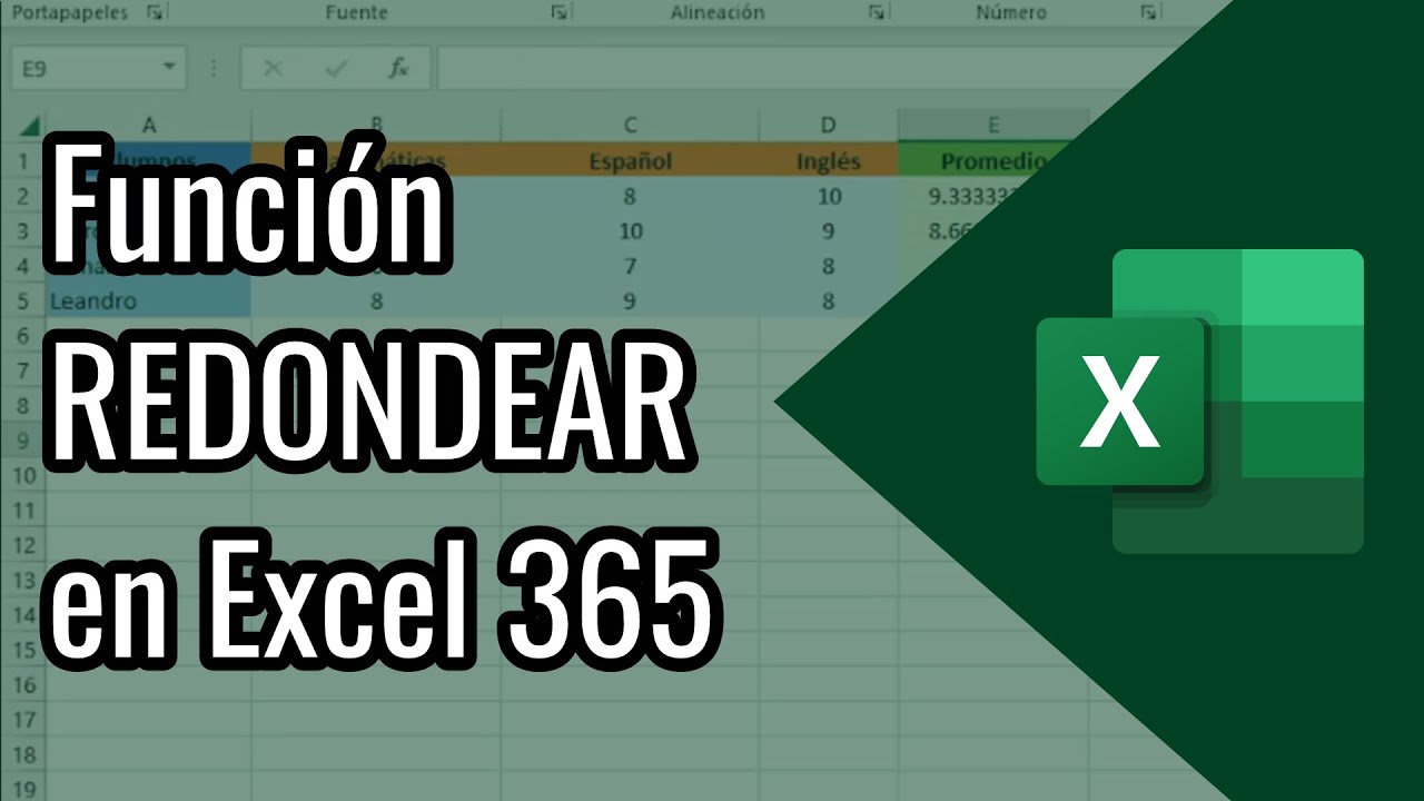 ¿Cómo Utilizar la Función Redondear en Excel 365? | Funciones de Excel ...