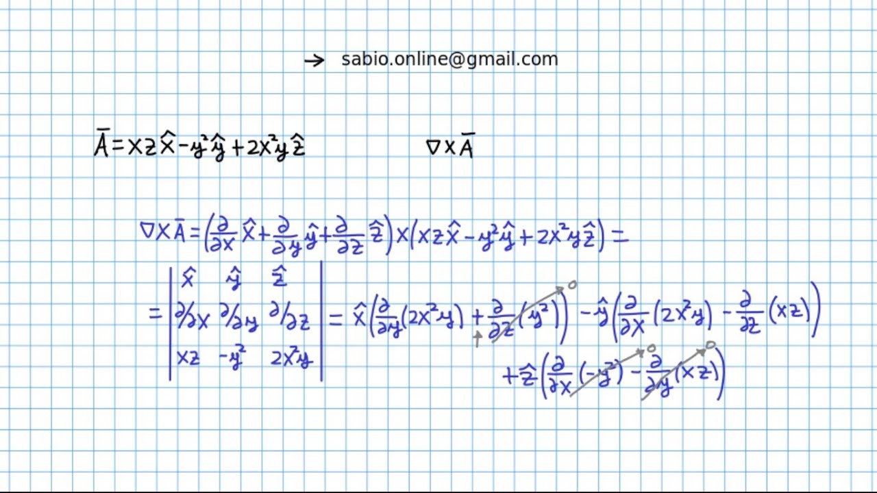Rotacional de un vector - YouTube
