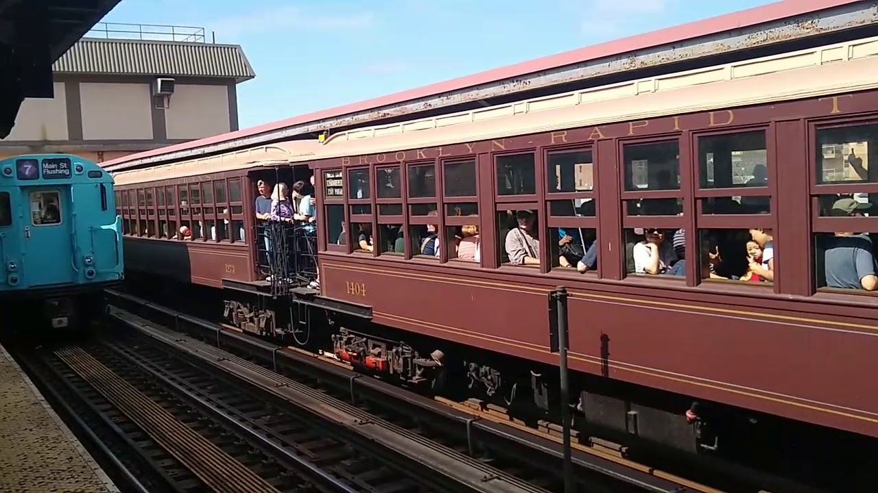Brooklyn Union elevated Gate cars departing Brighton Beach - YouTube