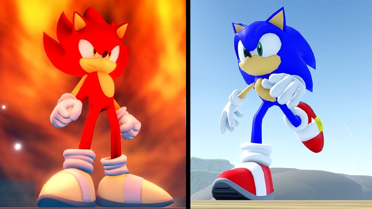 SONIC INFINITY DX *Fire Sonic and Heroes Sonic* NEW UPDATE! Roblox ...