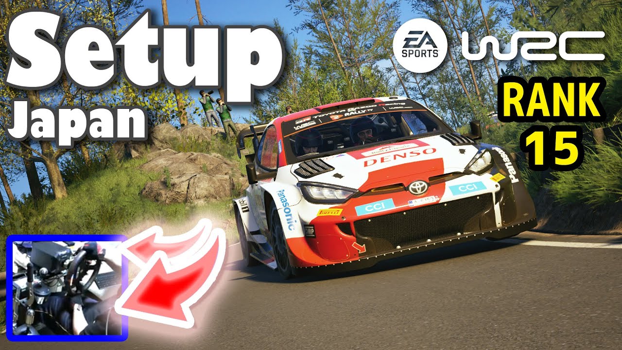 [WRC] Setup, Rally Japan, Day Clear, Dry, TOYOTA YARIS GR Rally1 / 15 Rank /Fanatec DD2 - YouTube