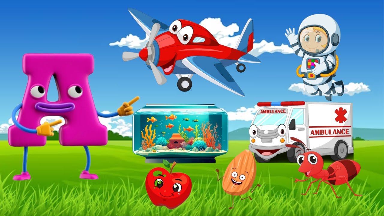 Things starts with letter A | letter Aa | things that begins alphabet A ...