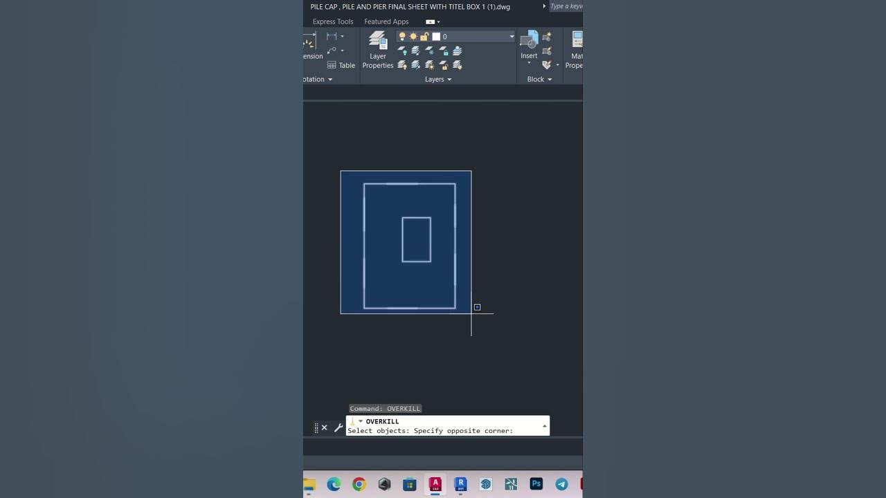 Autocad Shorts Mastering The Overkill Command For Effortless Editing Youtube