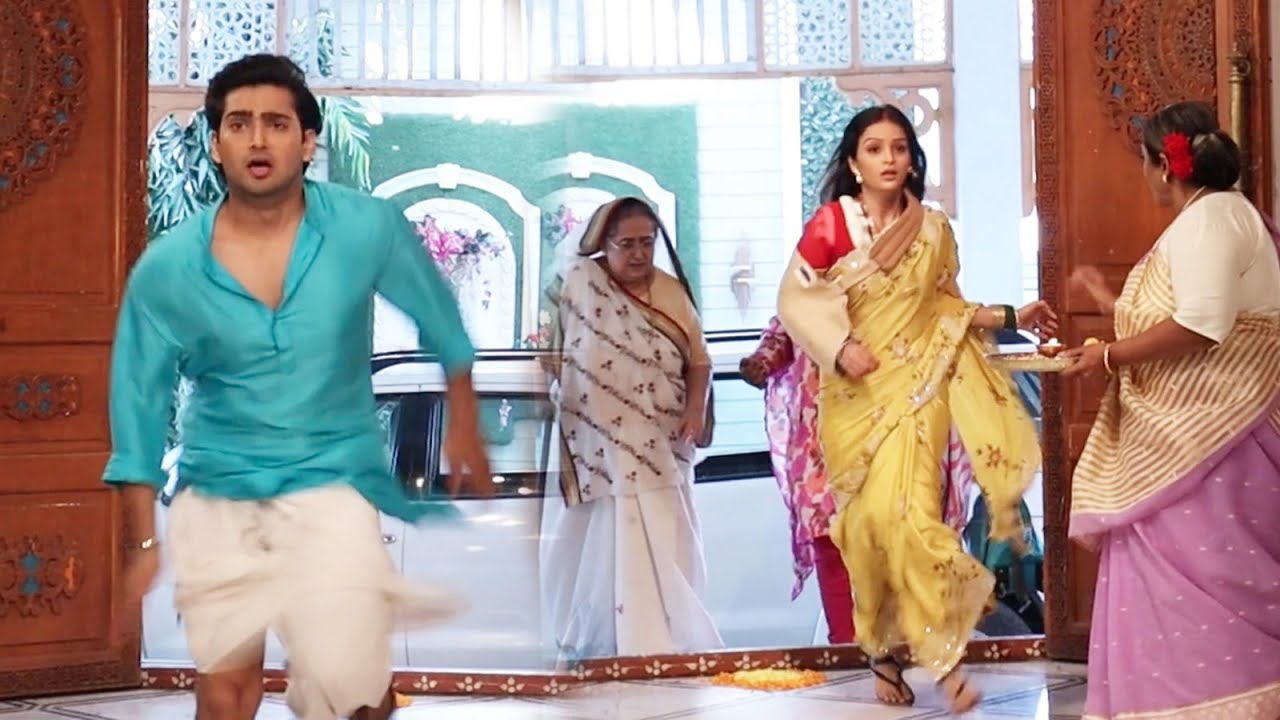 Suhaagan Serial upcoming twist Bindiya and Krish run inside the house ...