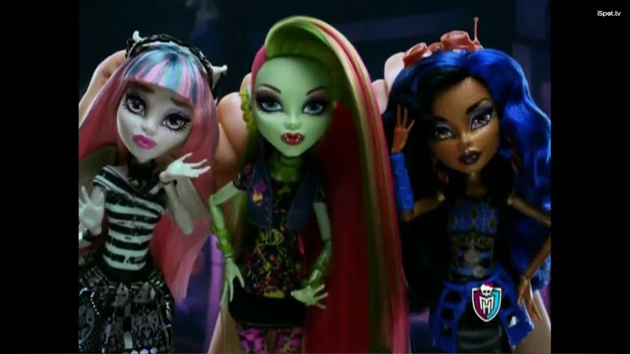 Monster High Wave 3 / Between Classes 2012 Commercial 720p - MQ - YouTube