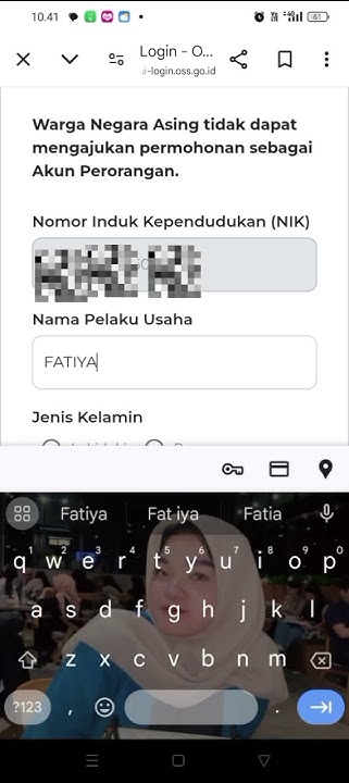 Cara membuat akun NIB - YouTube