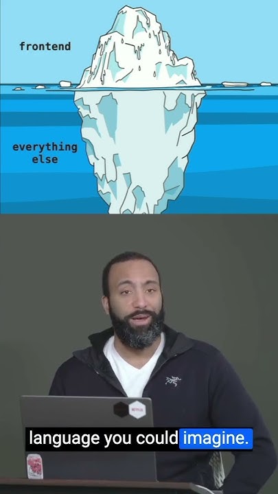 The software dev iceberg (front-end and back-end) - YouTube