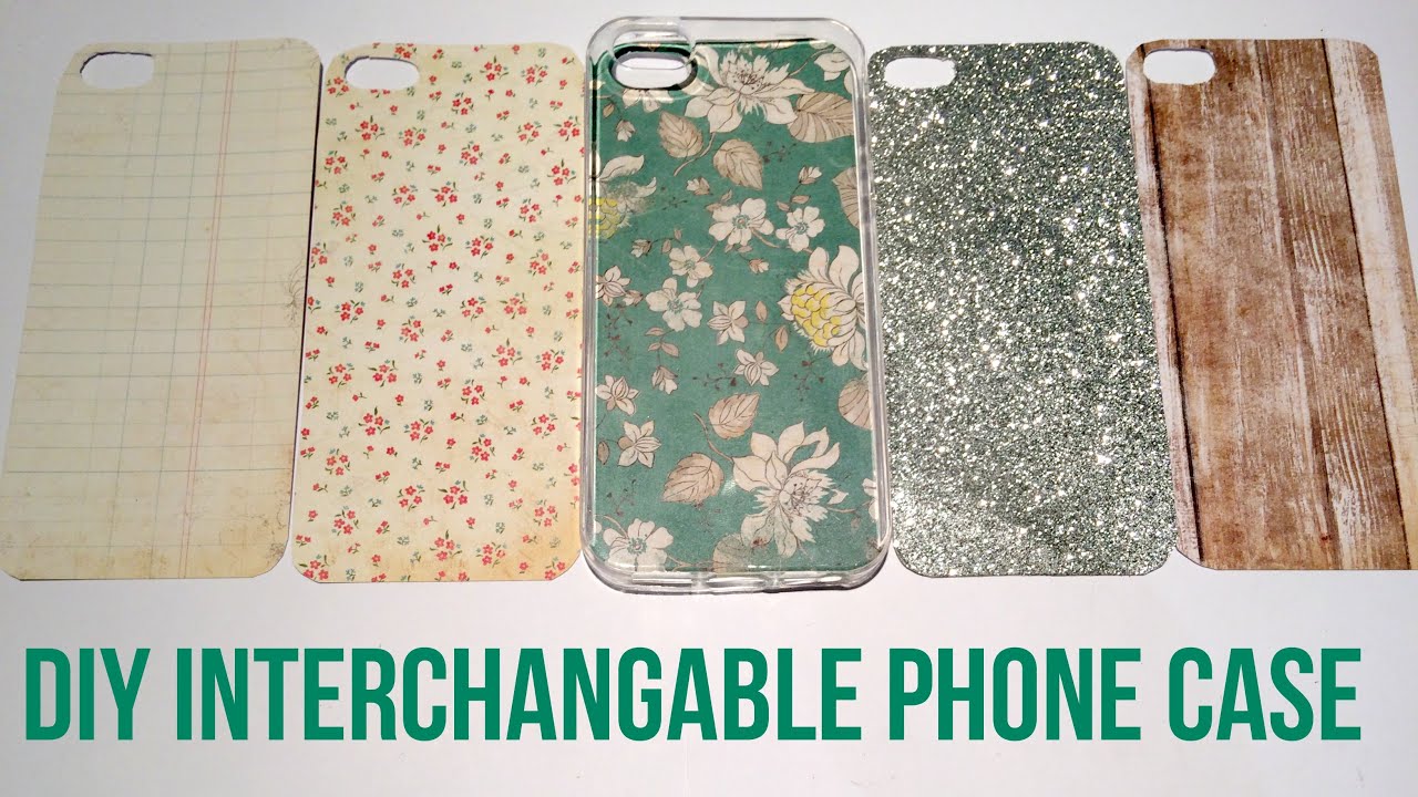DIY Interchangeable Phone Case - YouTube