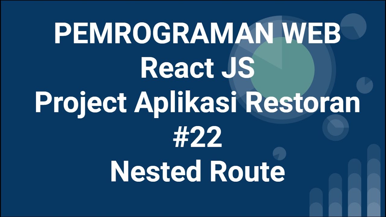 Tutorial Belajar React JS #22 Project Aplikasi Restoran Nested Route - YouTube