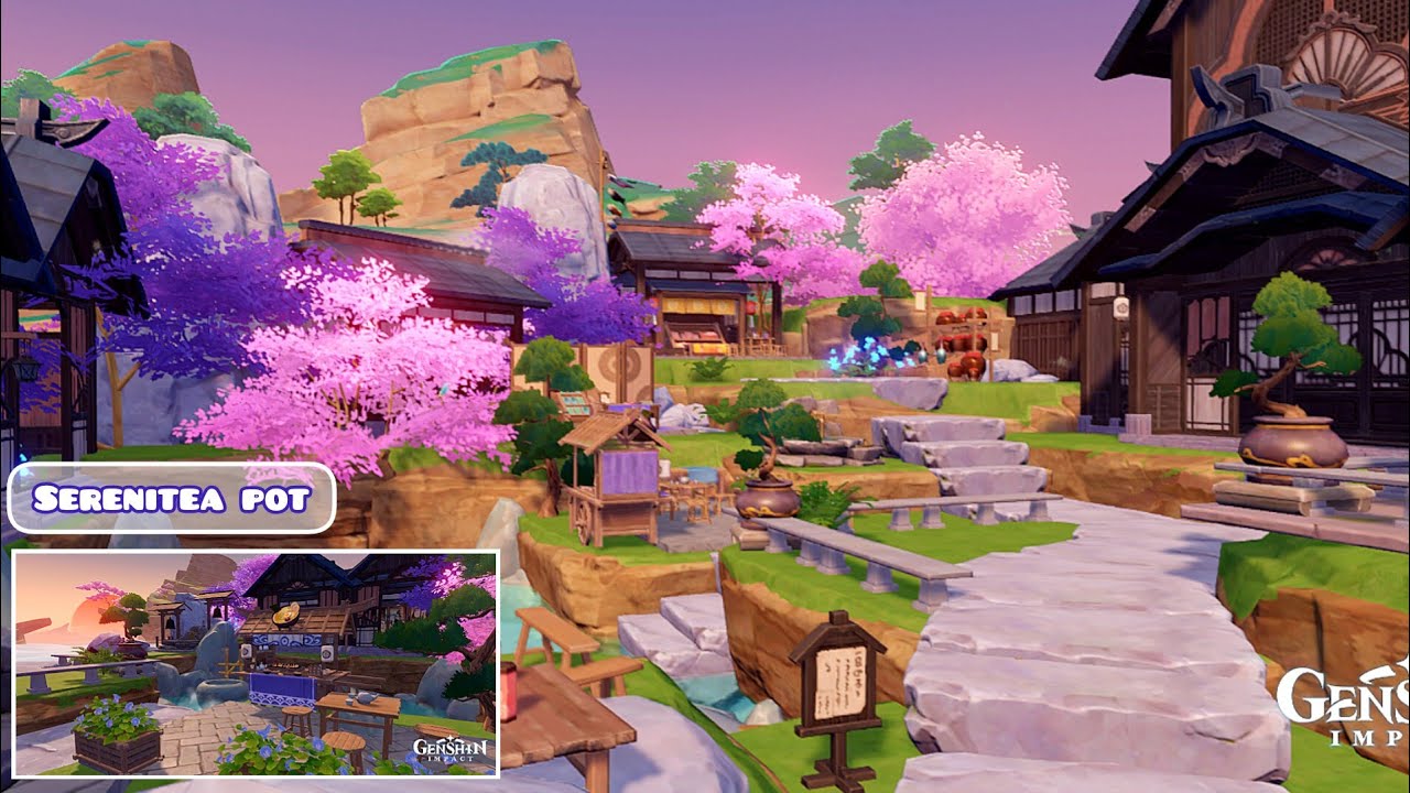 Kamisato House Build (Teapot Showcase & Tutorial) (Teapot Collection) # ...