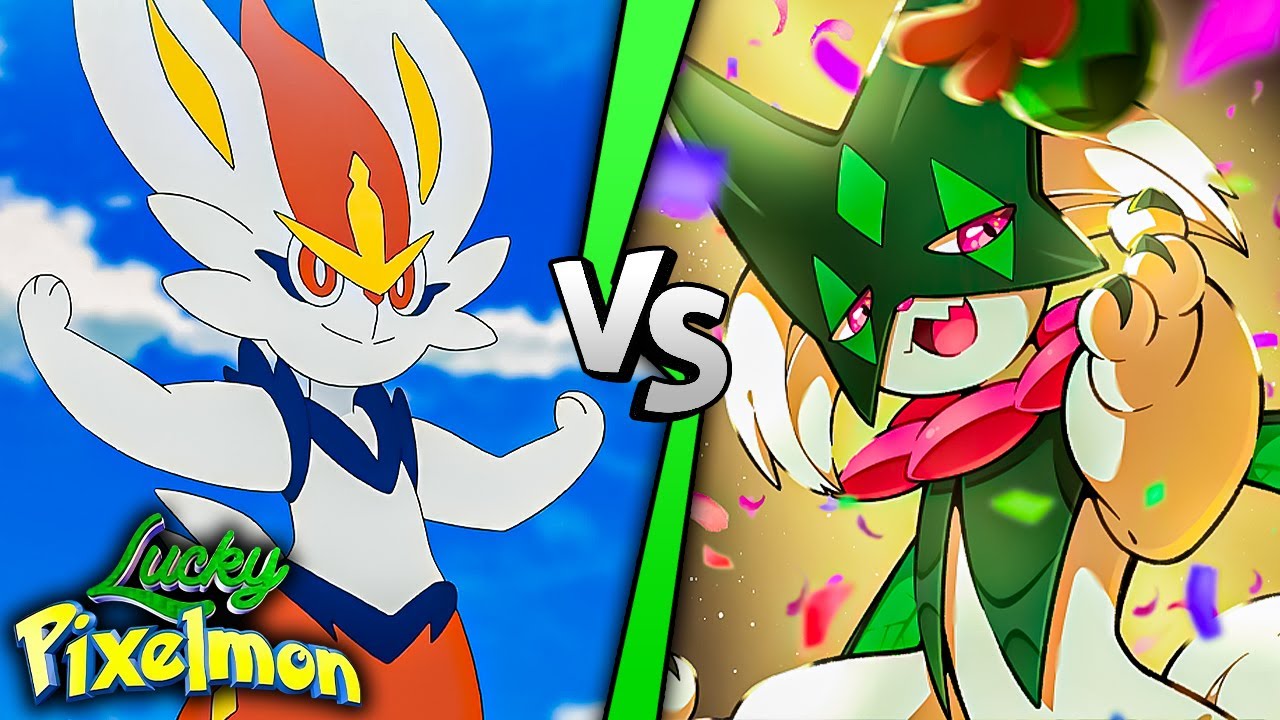 Minecraft LUCKY PIXELMON - CINDERACE vs MEOWSCARADA ! QUEBREI A ...