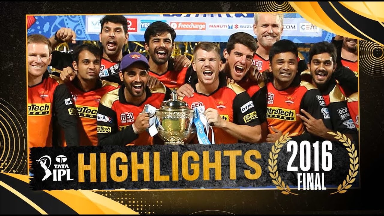 RCB VS SRH 2016 vivo IPL Finnal Match | 26 MAY 2016 FULL IPL HIGHLIGHTS ...